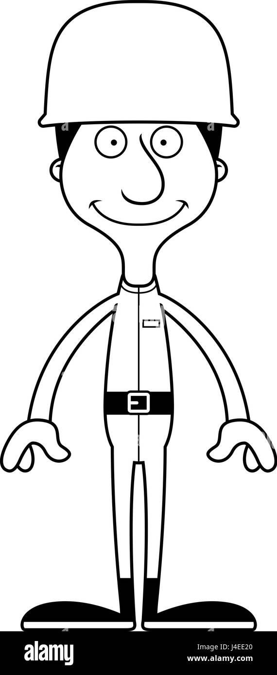 A cartoon soldier man smiling Stock Vector Image & Art - Alamy