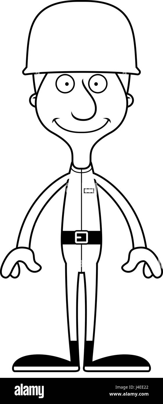 A cartoon soldier man smiling Stock Vector Image & Art - Alamy