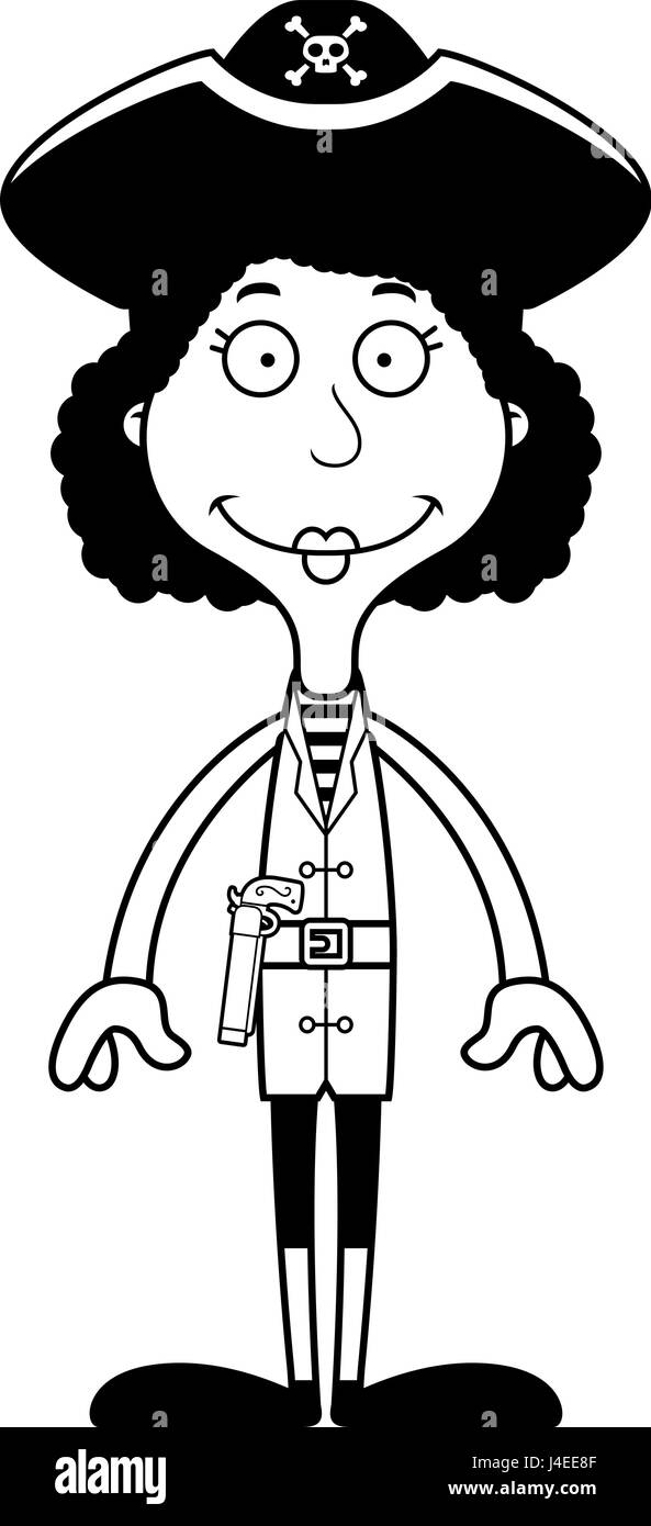 A cartoon pirate woman smiling Stock Vector Image & Art - Alamy