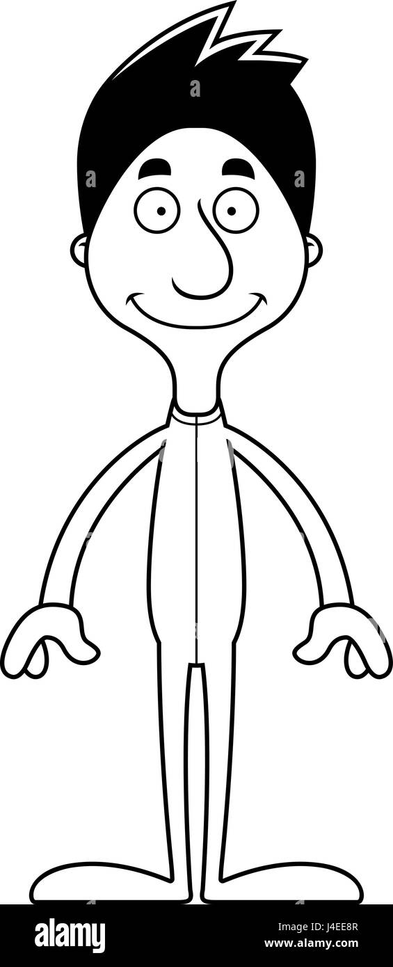 A cartoon man smiling in pajamas Stock Vector Image & Art - Alamy