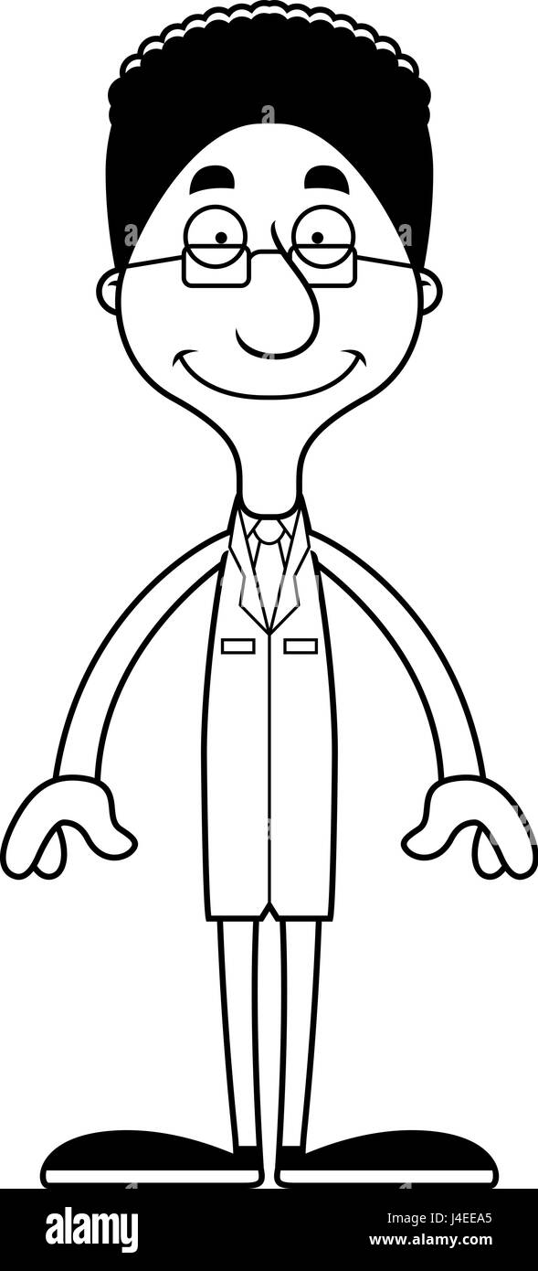 A cartoon scientist man smiling Stock Vector Image & Art - Alamy