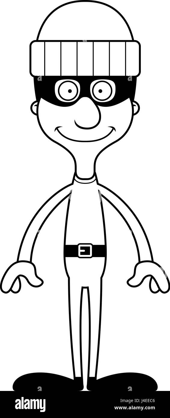 A cartoon thief man smiling Stock Vector Image & Art - Alamy