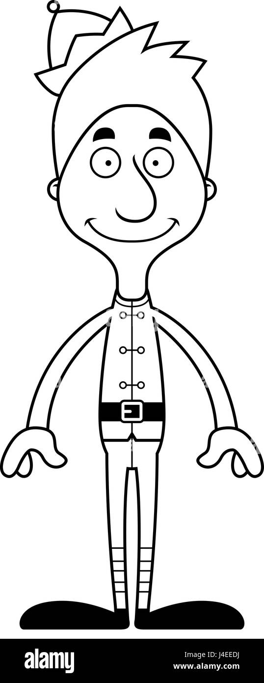 A cartoon Xmas elf man smiling Stock Vector Image & Art - Alamy