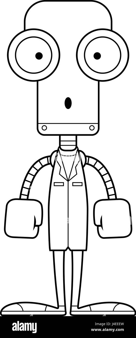 A cartoon doctor robot looking surprised Stock Vector Image & Art - Alamy