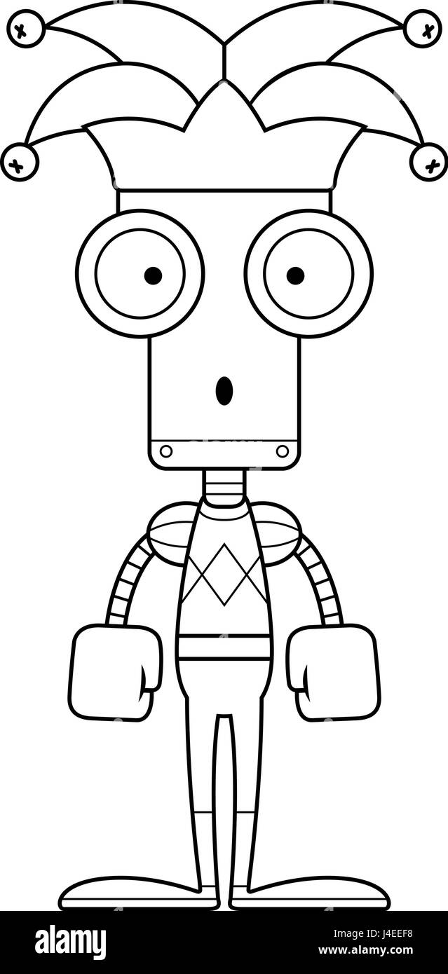 A cartoon jester robot looking surprised Stock Vector Image & Art - Alamy