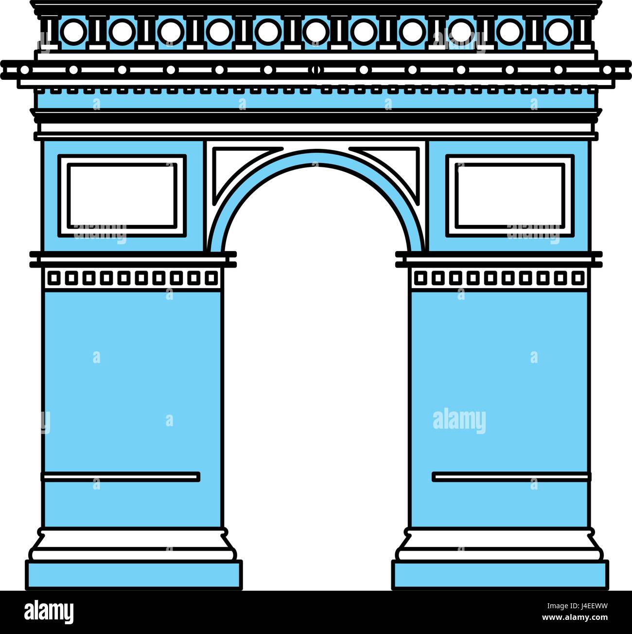 arc de triomphe icon image Stock Vector Image & Art - Alamy