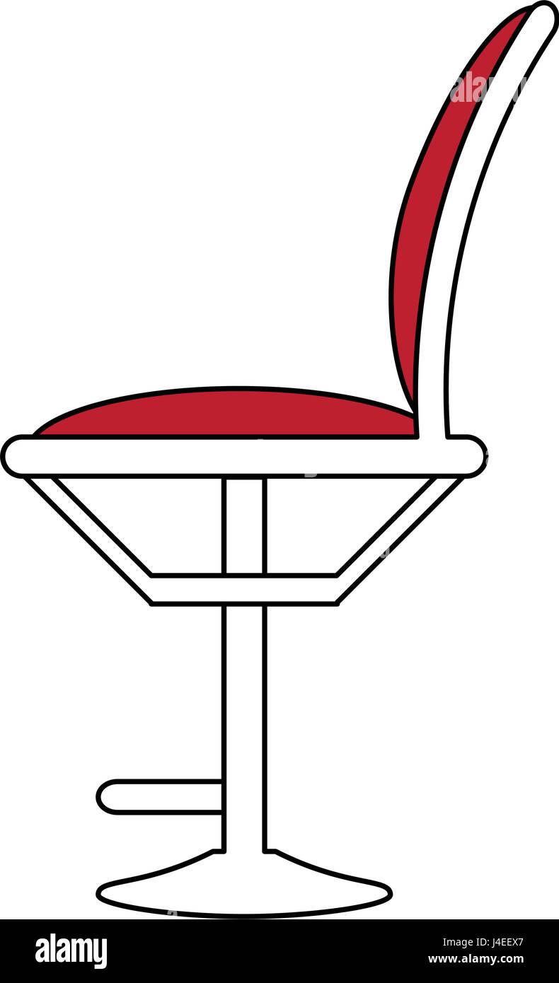 Salon chair empty Stock Vector Images - Alamy