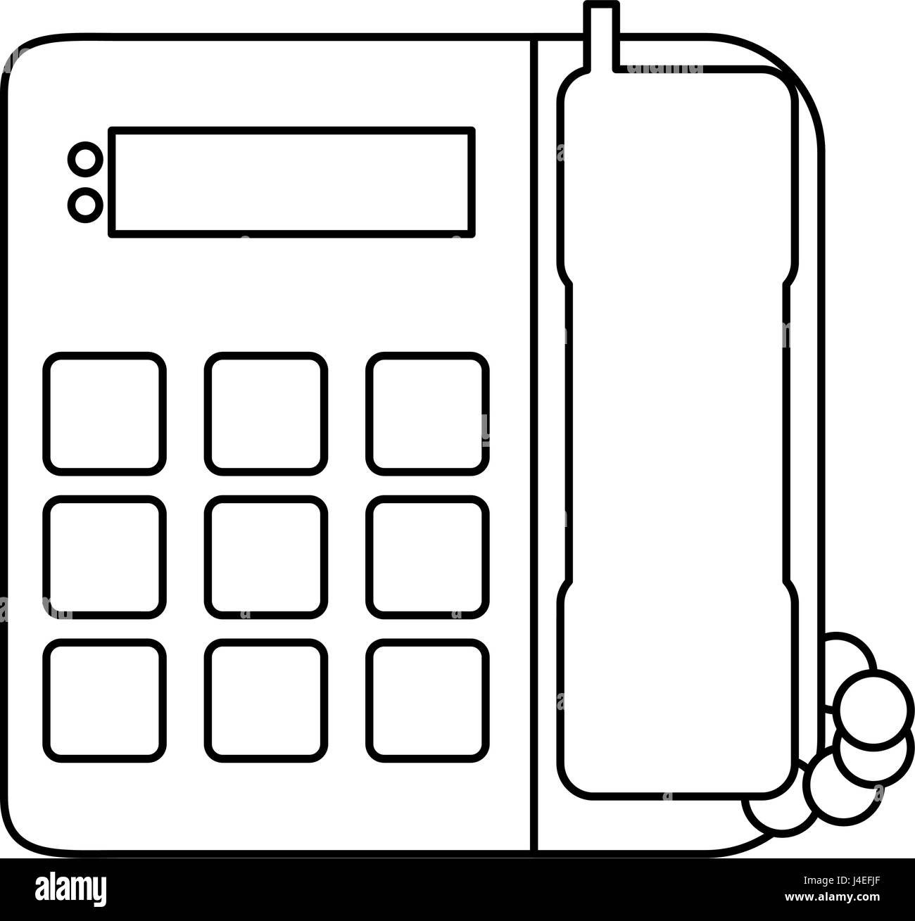 landline phone icon image Stock Vector Image & Art - Alamy