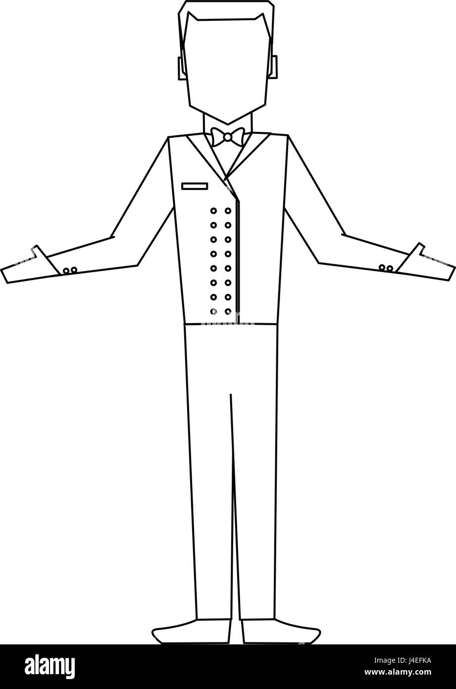 Attendant in art Black and White Stock Photos & Images - Alamy