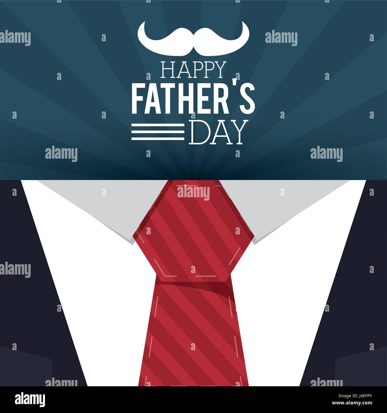 happy fathers day. greeting card. invitation necktie decor Stock Vector ...