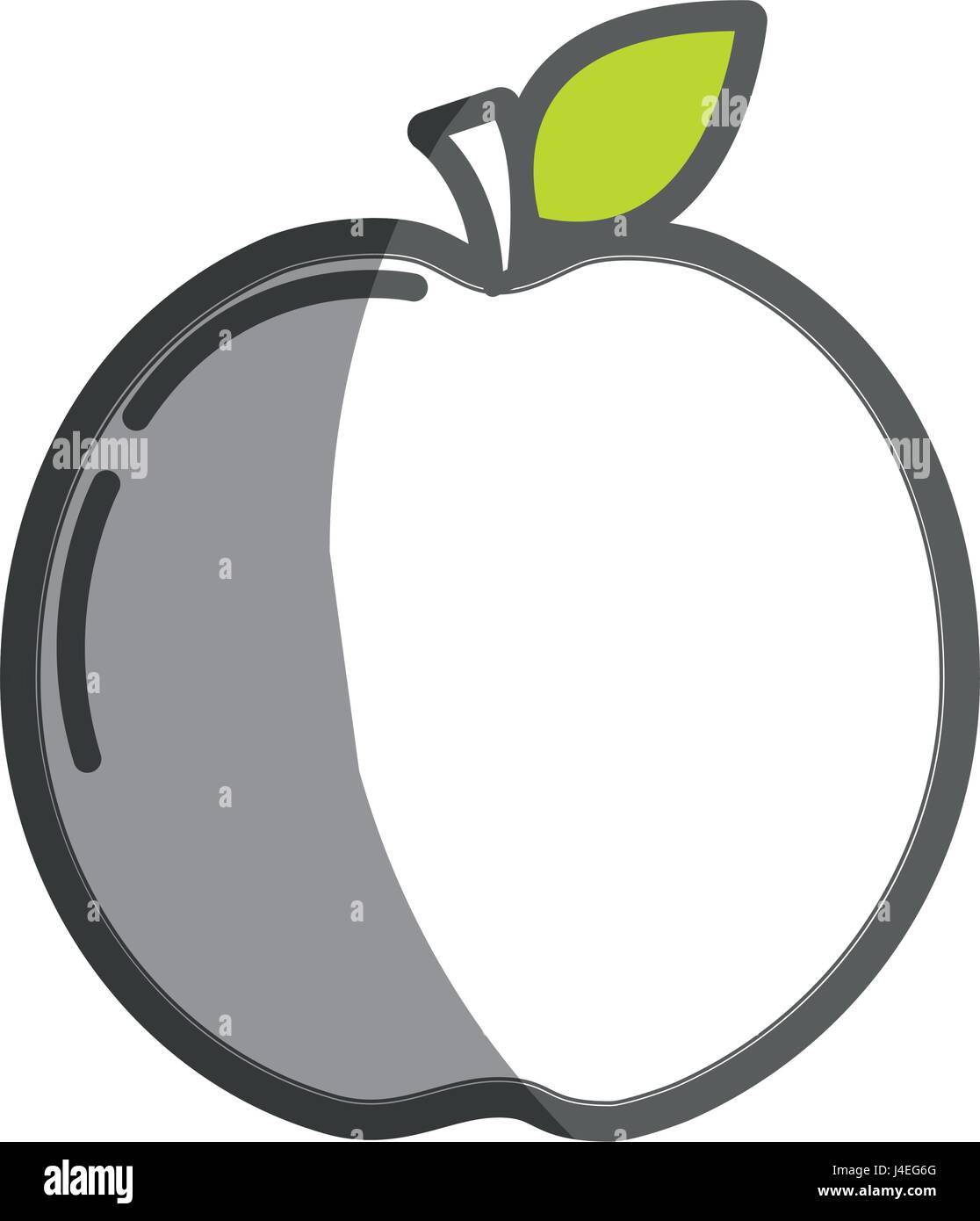 delicious apple fruit taste icon Stock Vector Image & Art - Alamy