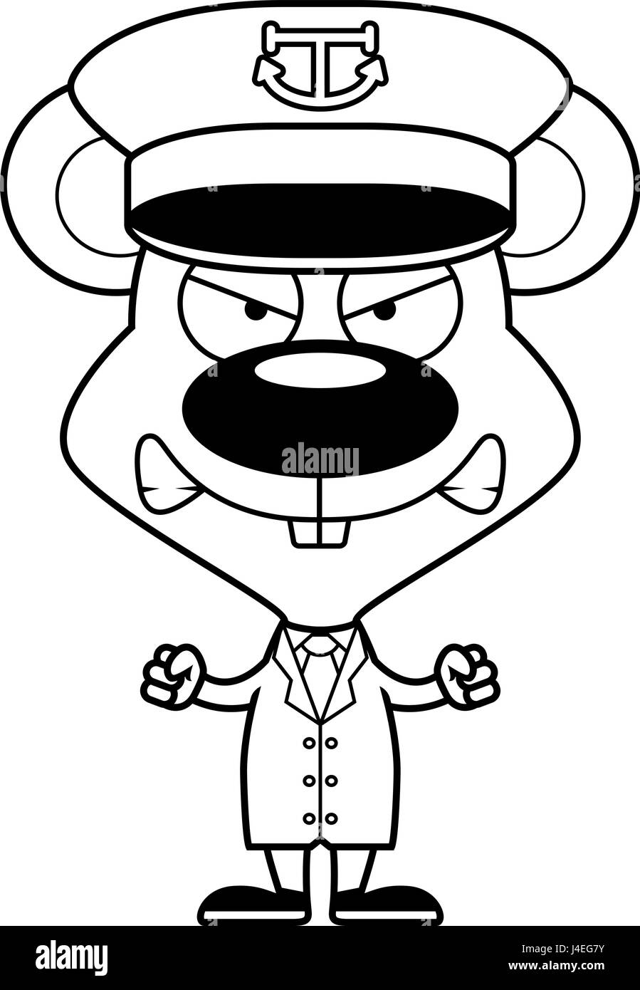 A cartoon boat captain mouse looking angry Stock Vector Image & Art - Alamy