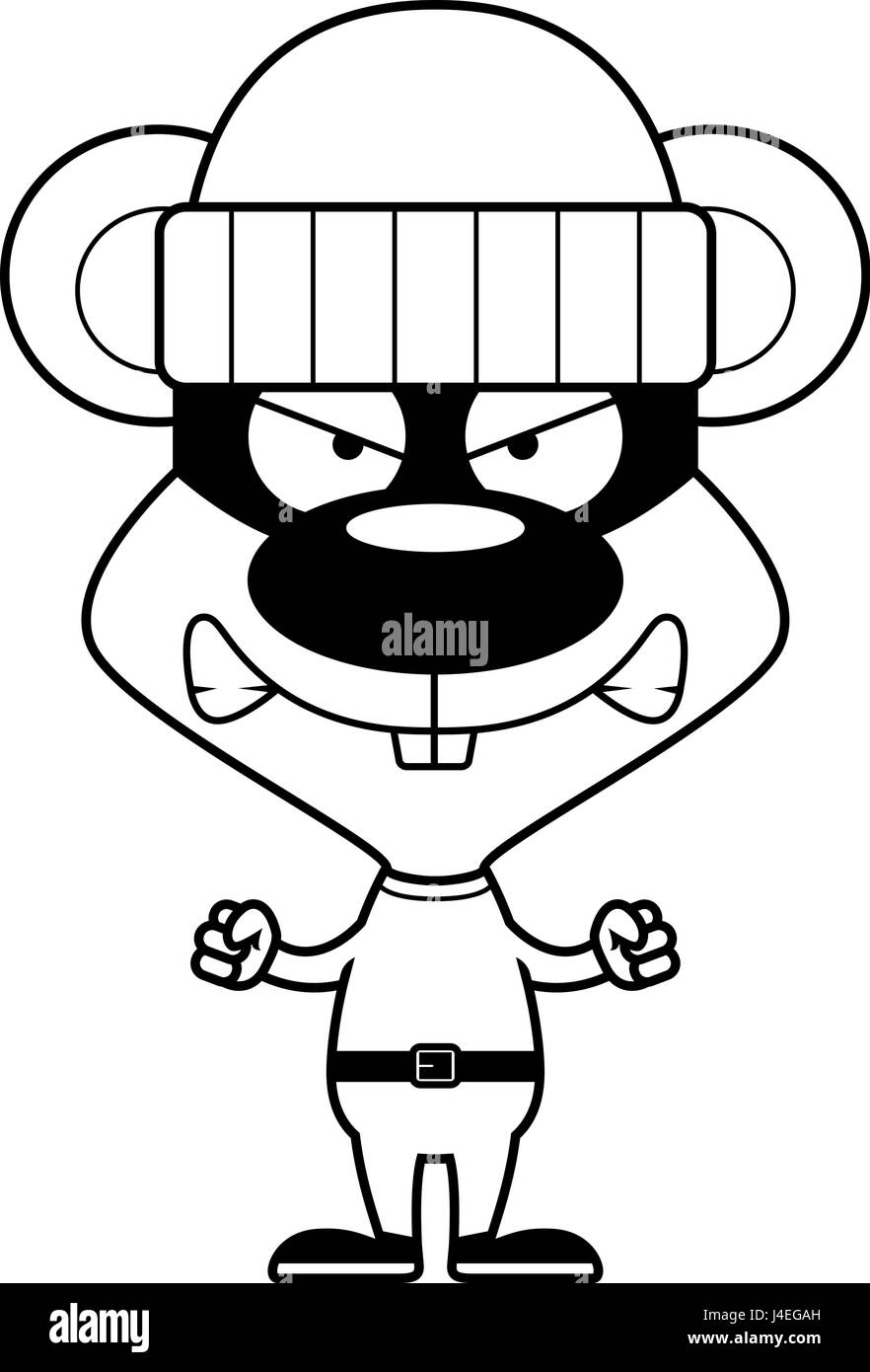 A cartoon thief mouse looking angry Stock Vector Image & Art - Alamy
