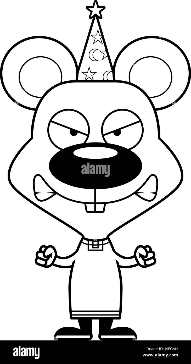 A cartoon wizard mouse looking angry Stock Vector Image & Art - Alamy