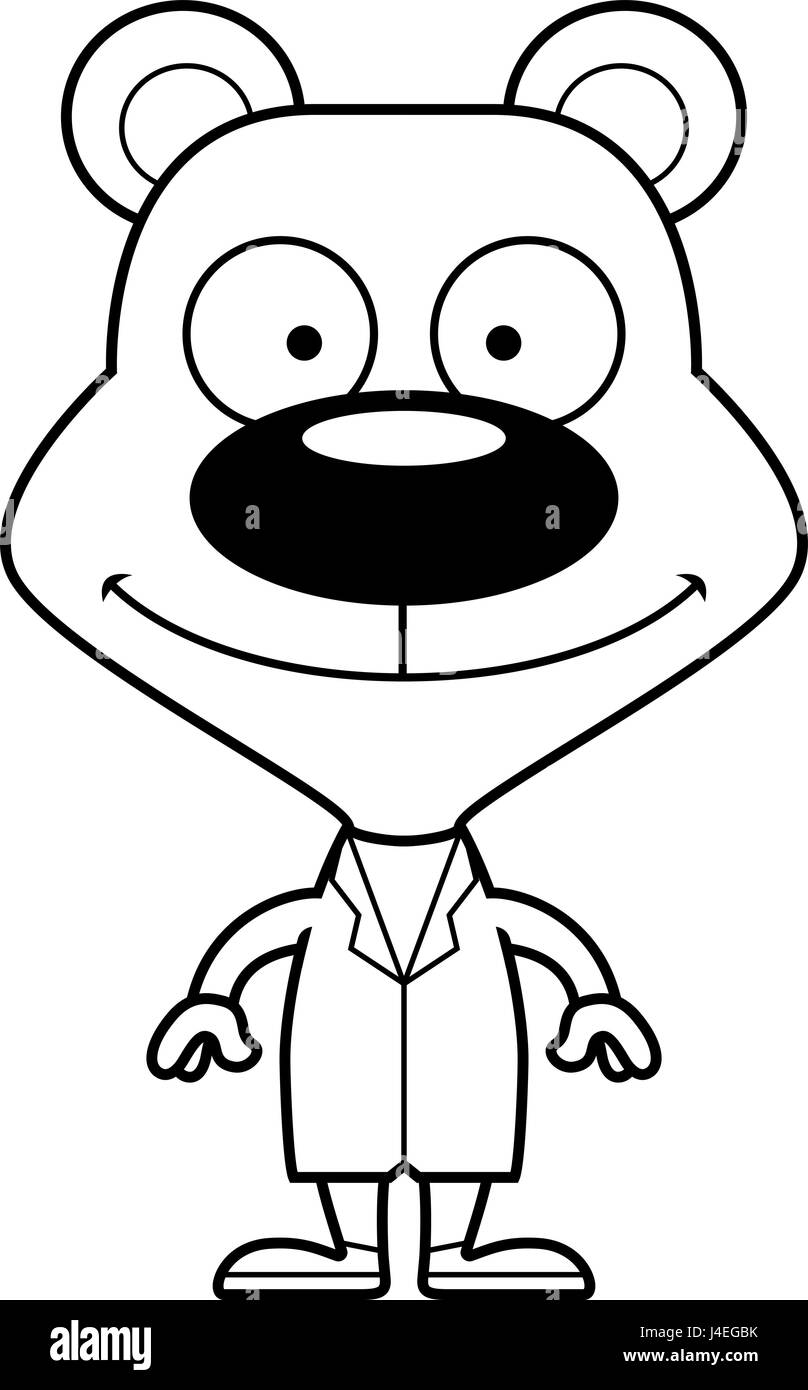 A cartoon doctor bear smiling Stock Vector Image & Art - Alamy