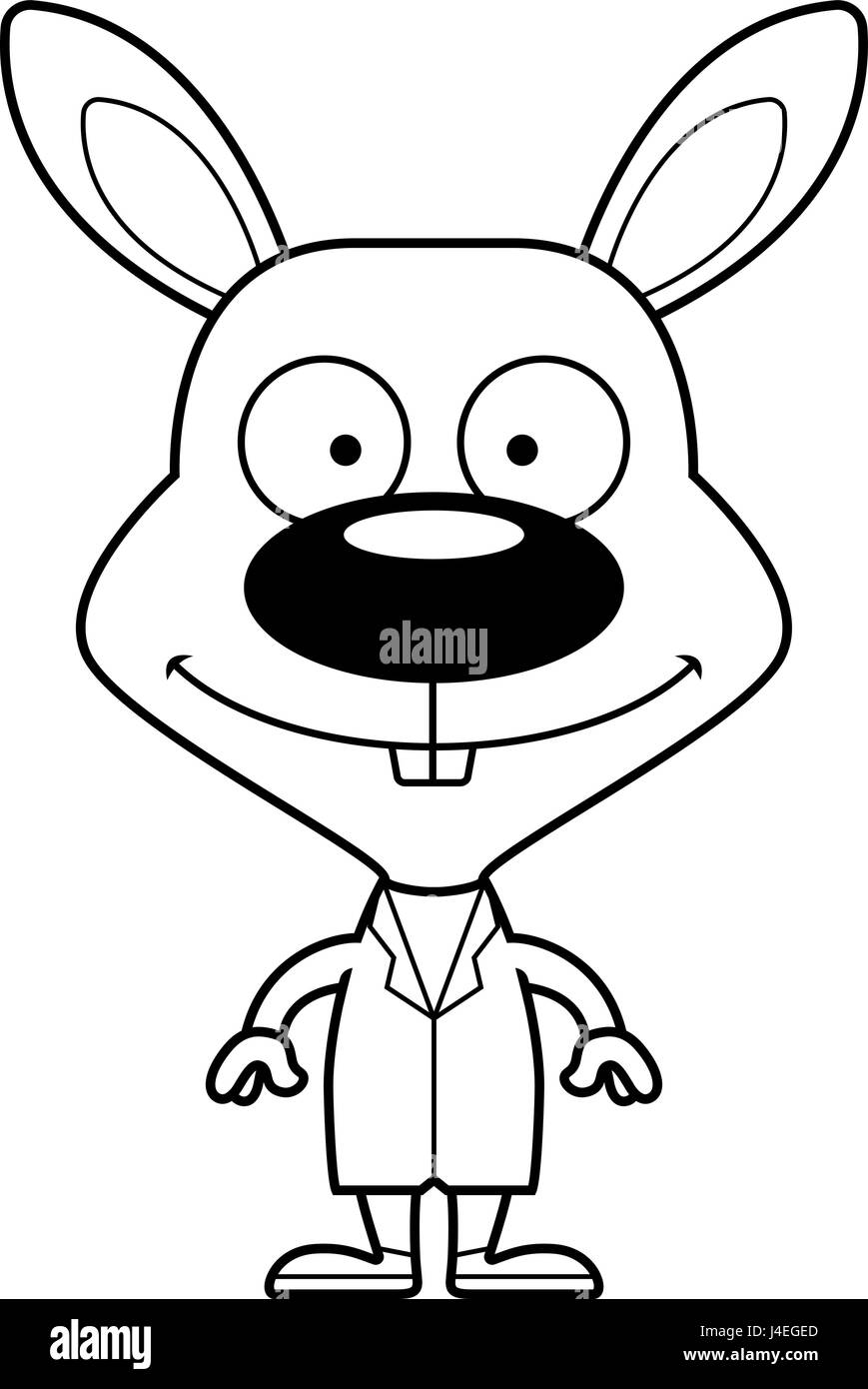A cartoon doctor bunny smiling Stock Vector Image & Art - Alamy