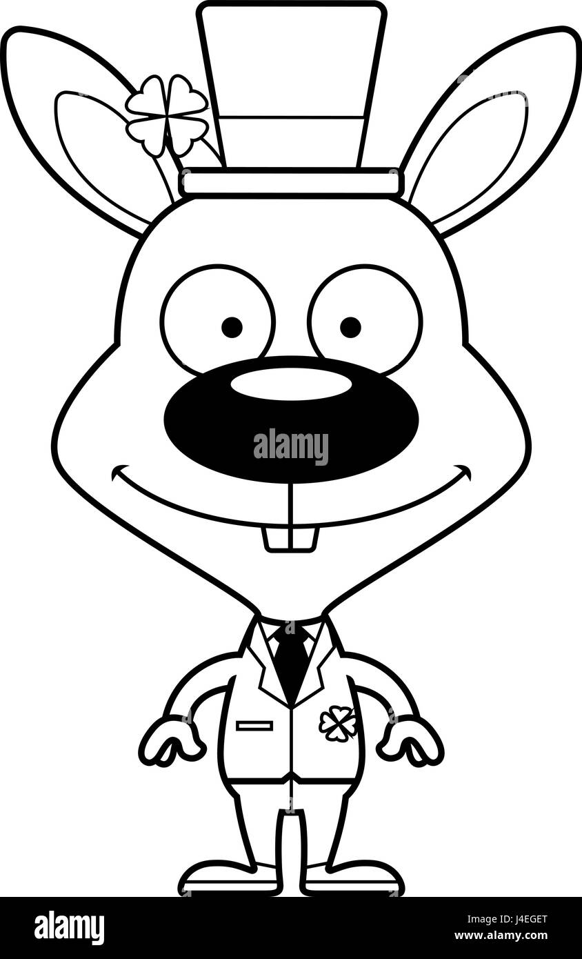A cartoon Irish bunny smiling Stock Vector Image & Art - Alamy