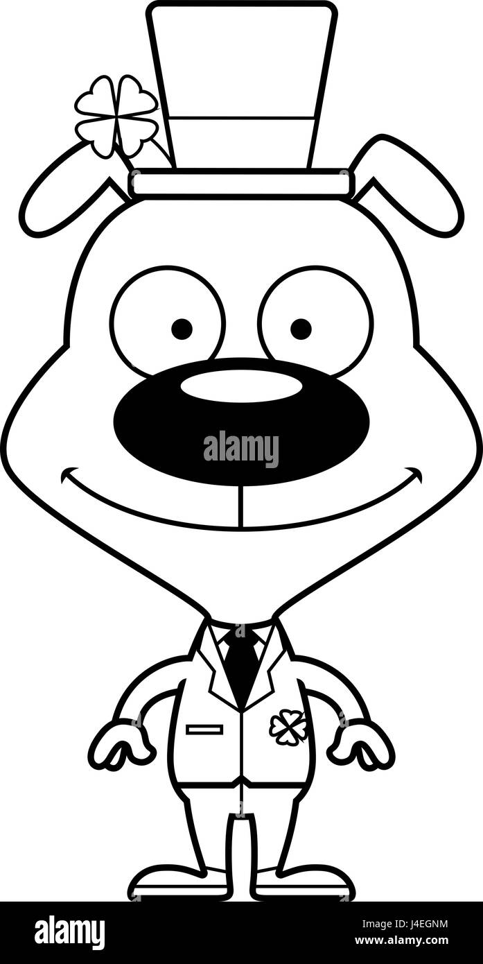 A cartoon Irish puppy smiling Stock Vector Image & Art - Alamy