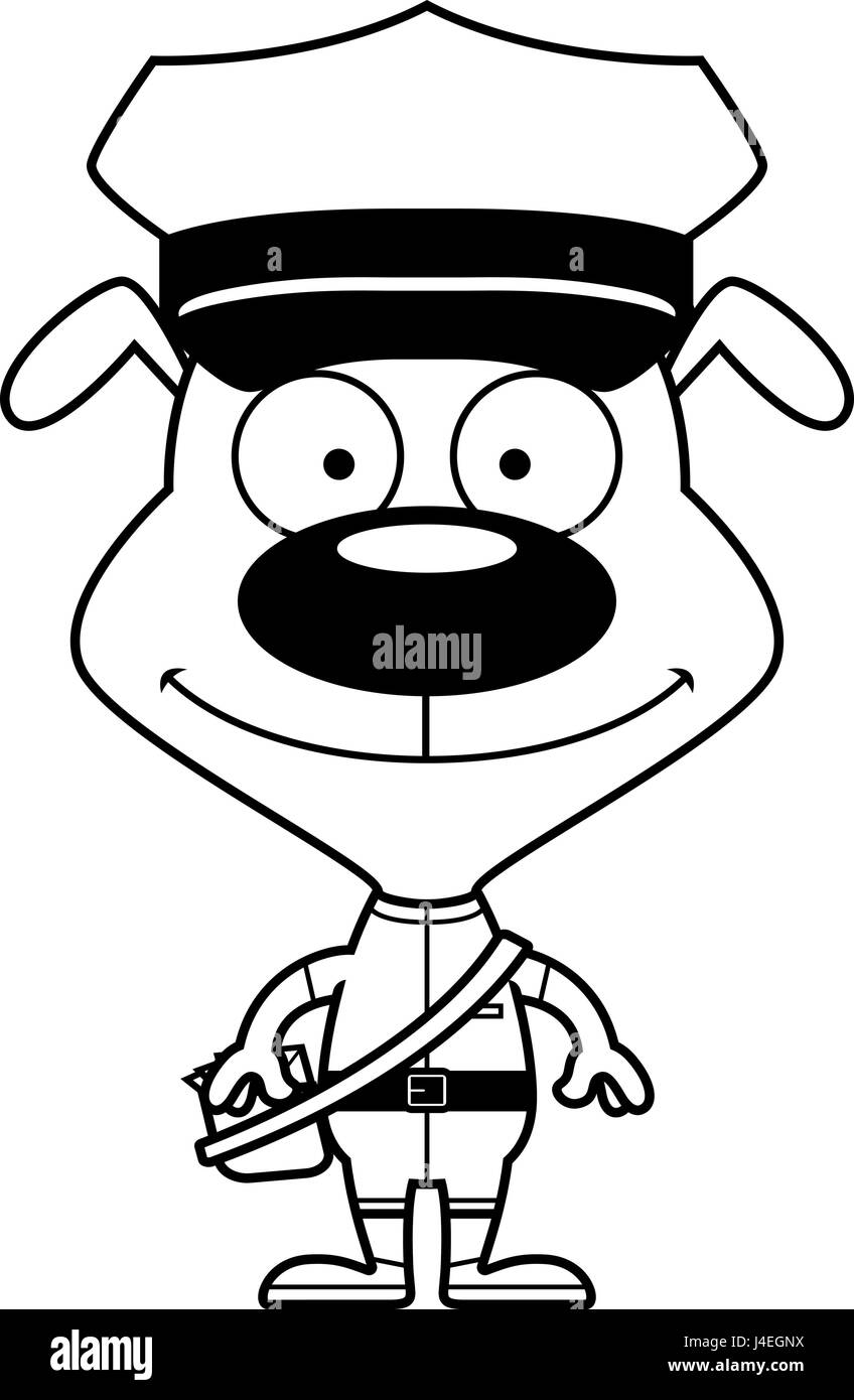 Mail carrier dog Stock Vector Images - Alamy