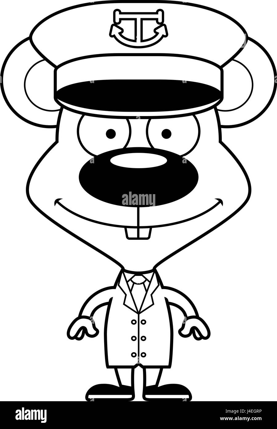 A cartoon boat captain mouse smiling Stock Vector Image & Art - Alamy