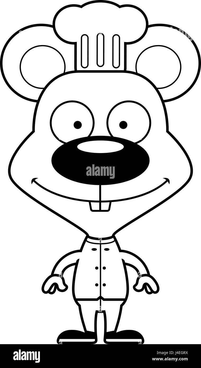 A cartoon chef mouse smiling Stock Vector Image & Art - Alamy
