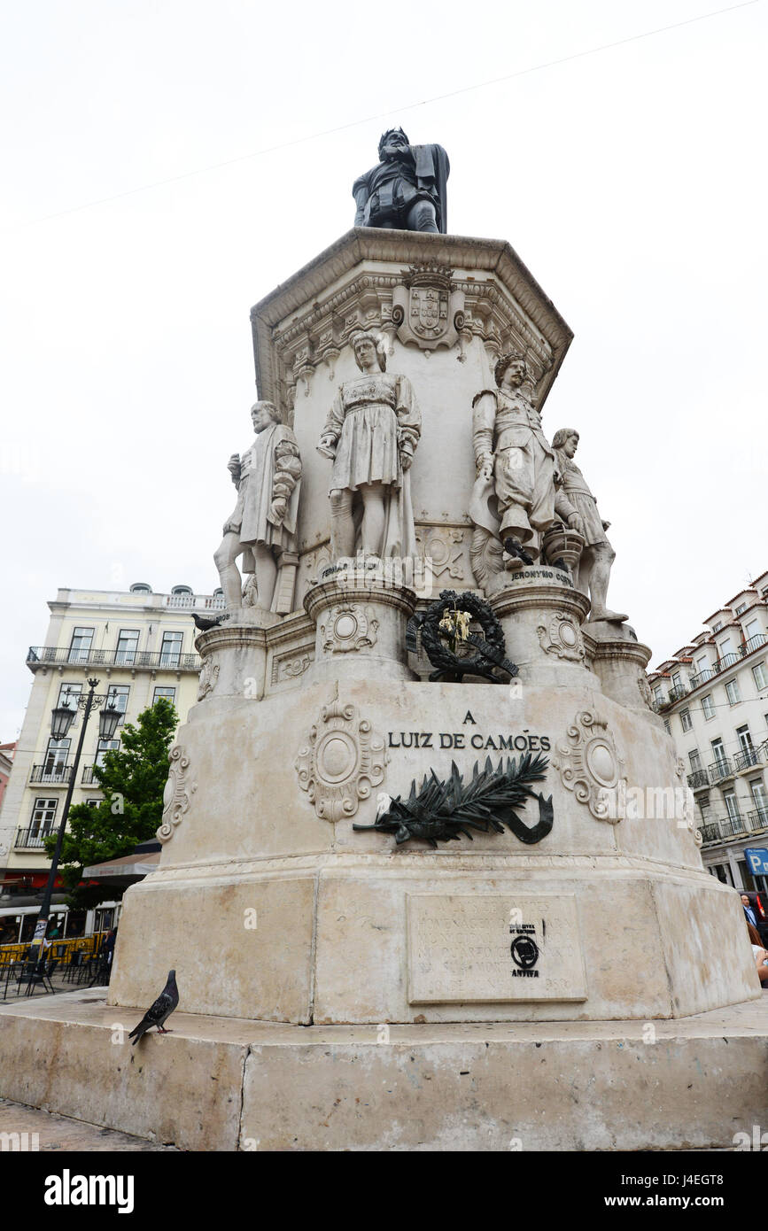 Praça luís de camões lisbon hi-res stock photography and images - Alamy