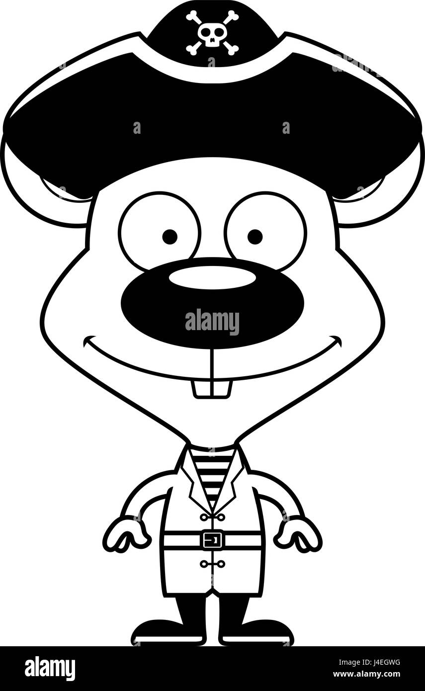 A cartoon pirate mouse smiling Stock Vector Image & Art - Alamy