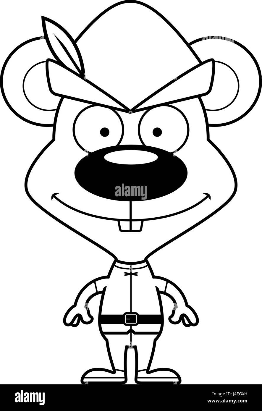 A cartoon Robin Hood mouse smiling Stock Vector Image & Art - Alamy