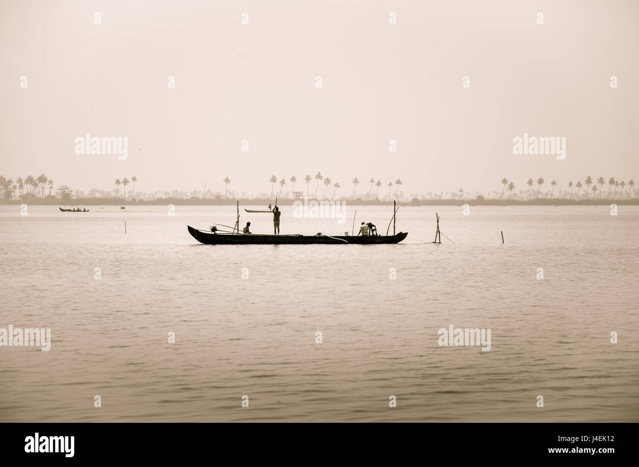 Fishing in God's Own Country - Kerala, India Stock Photo - Alamy