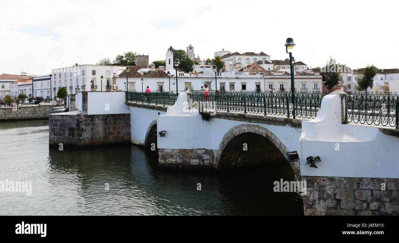 Beautiful old buildings along the Estero de la Rivera in Ayamonte ...
