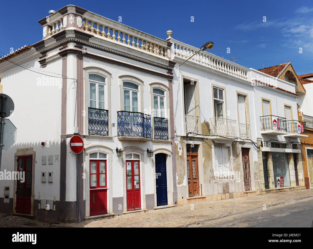 Beautiful old building in the old town of Ayamonte, Andalucia, Spain ...