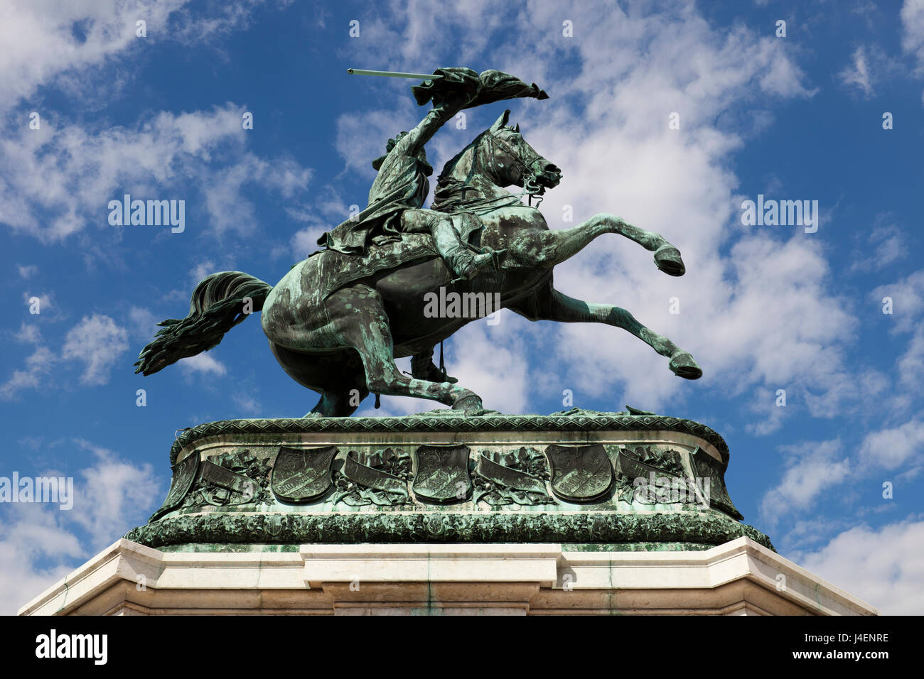 Equestrian statue of Archduke Charles of Austria, Duke of Teschen ...