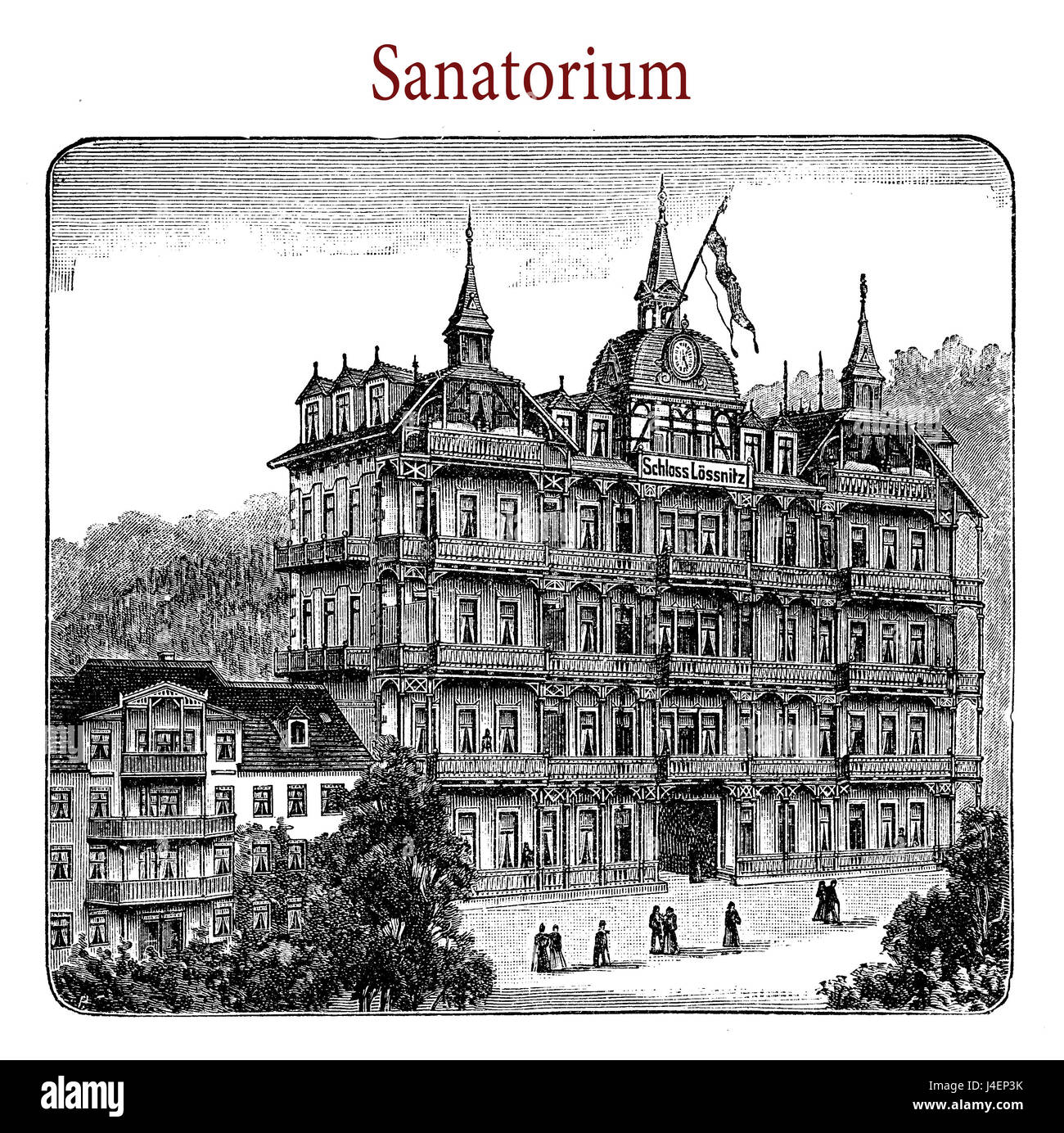 Convalescence in 19th century Cut Out Stock Images & Pictures - Alamy