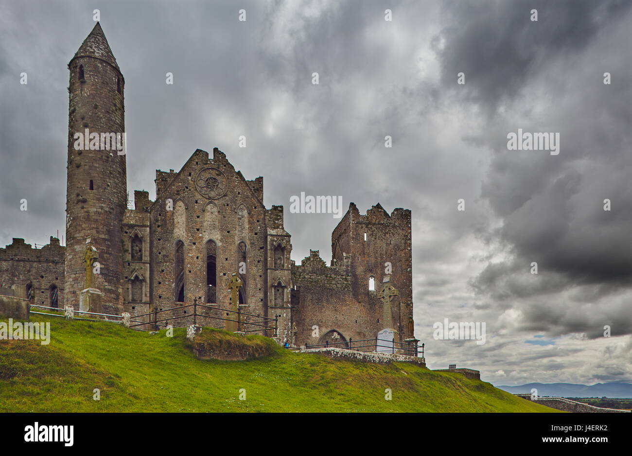 The ruins of the Rock of Cashel, Cashel, County Tipperary, Munster ...