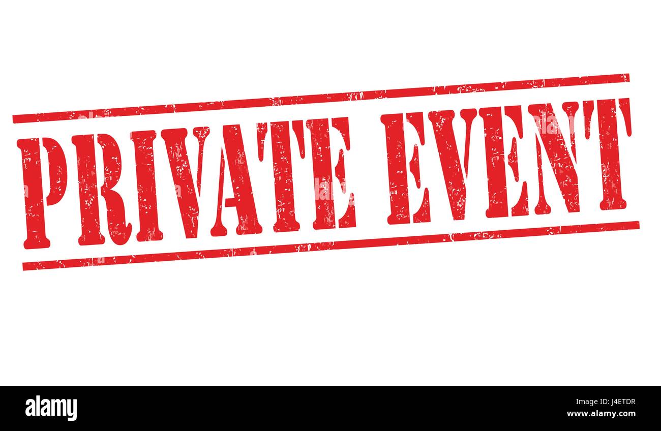Private Party Sign Printable