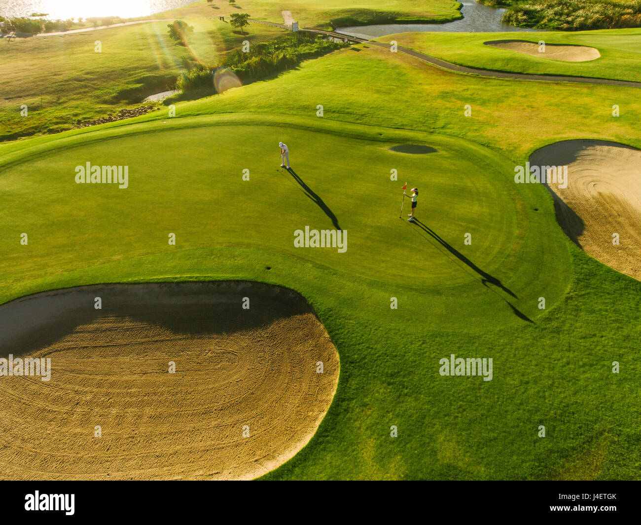 Golf Course Aerial View High Resolution Stock Photography and Images ...