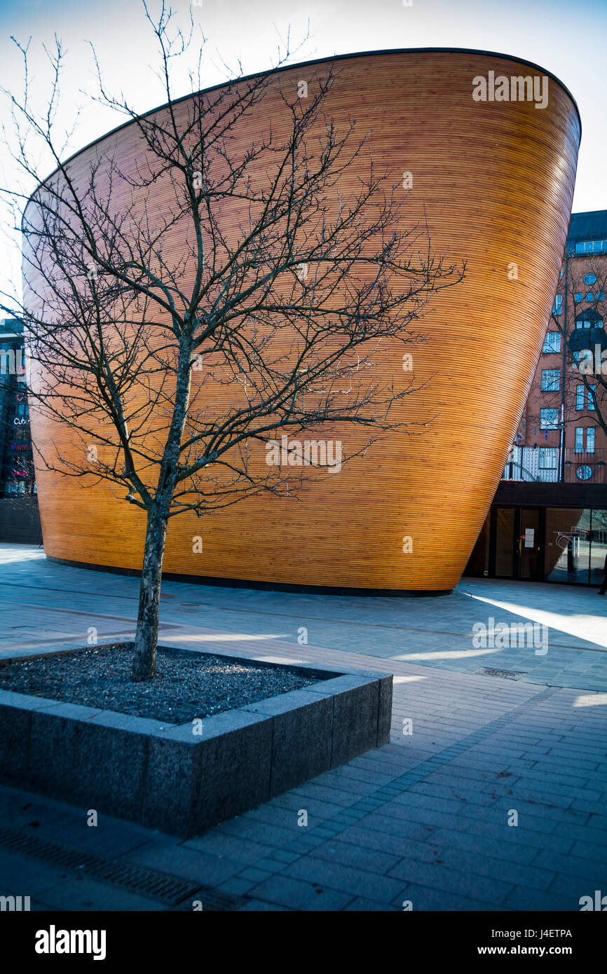 Kamppi chapel a masterpiece of Scandinavian design in Helsinki Stock ...
