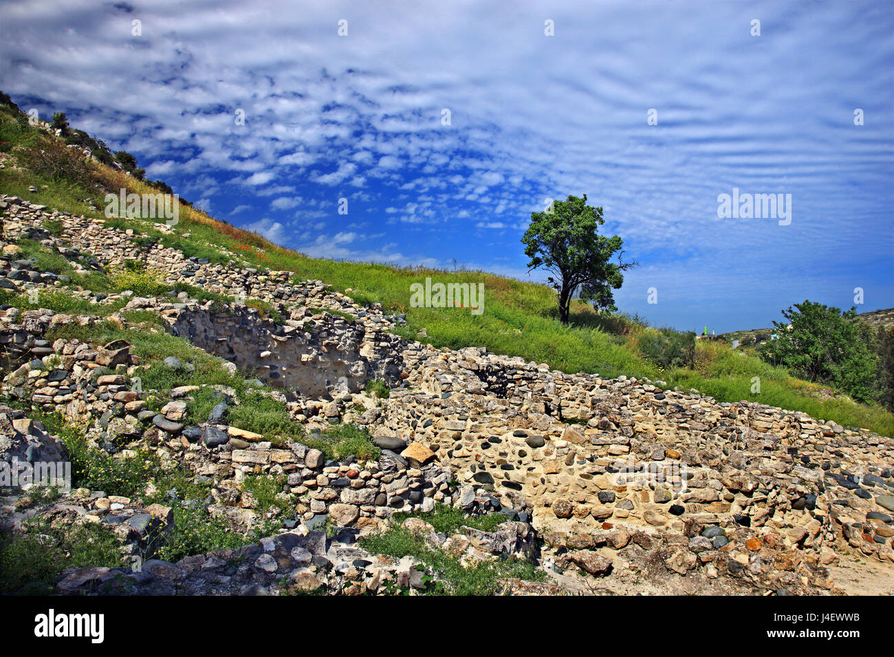 Neolithic settlement of choirokoitia hi-res stock photography and ...