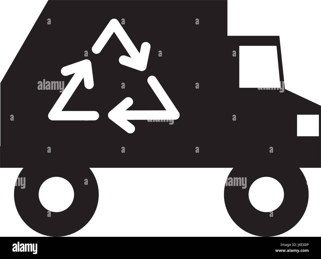 recycle truck icon Stock Vector Image & Art - Alamy