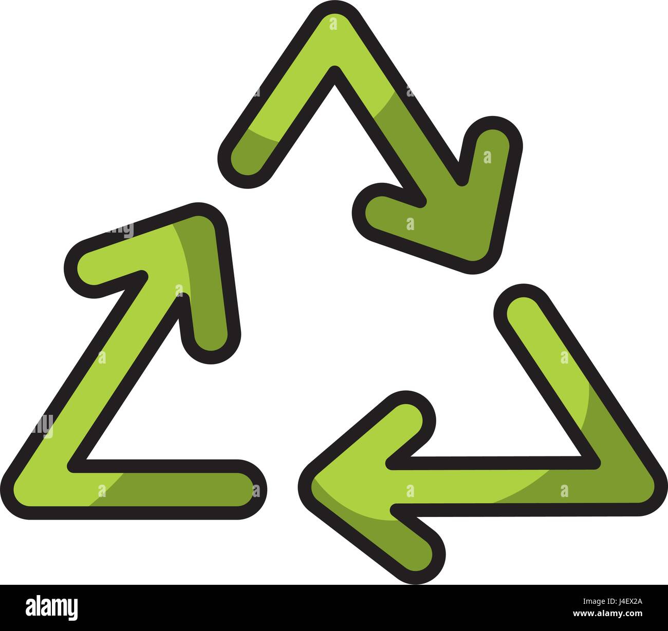 Recycle arrows symbol Stock Vector Image & Art - Alamy