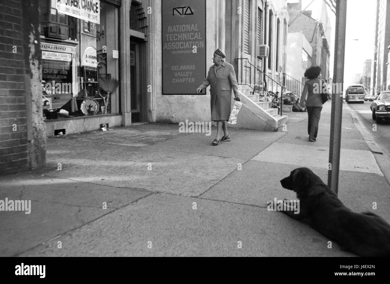 Street scene, Philadelphia Pa, USA, 1976 Stock Photo - Alamy