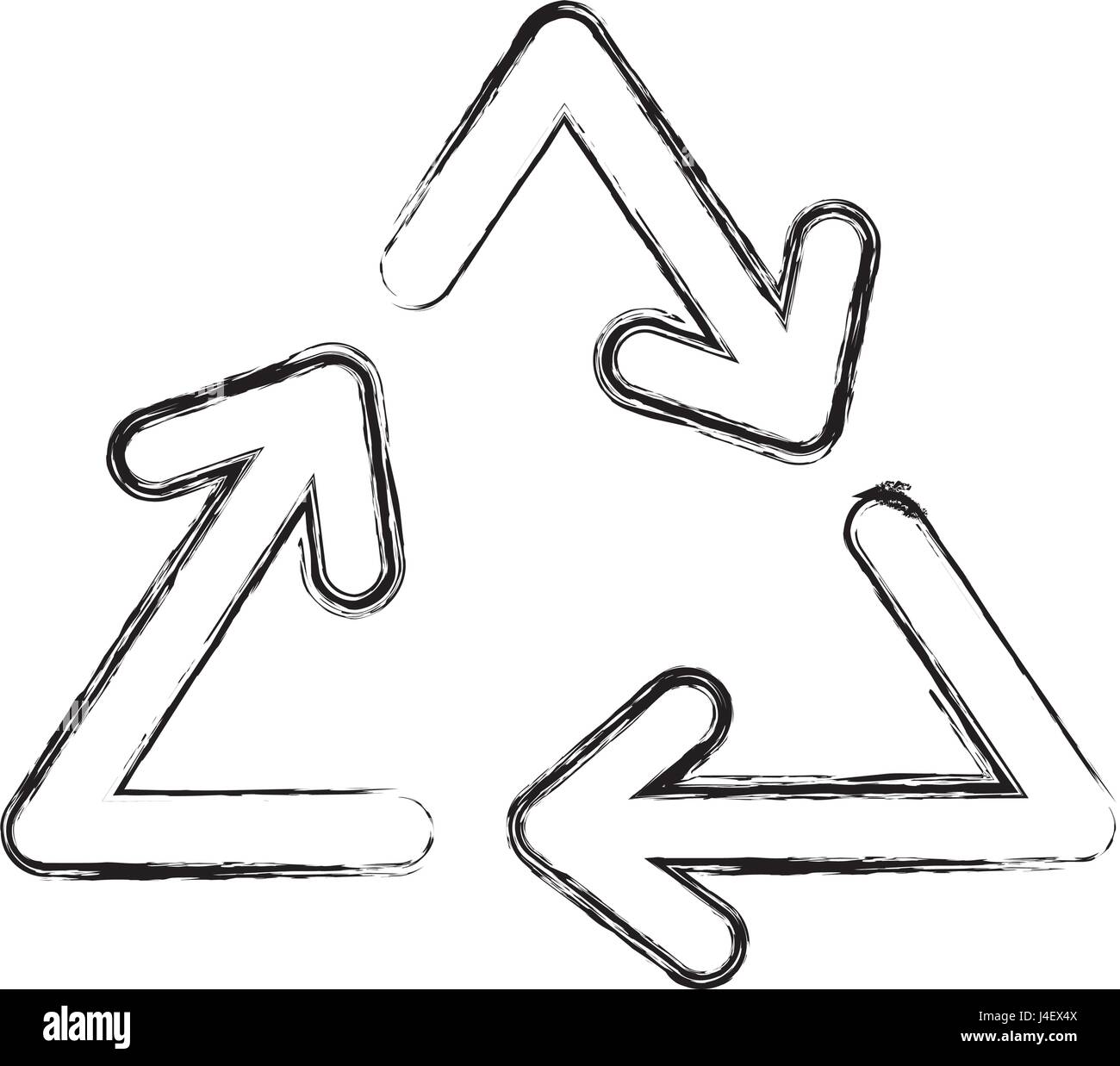 Recycle arrows symbol Stock Vector Image & Art - Alamy