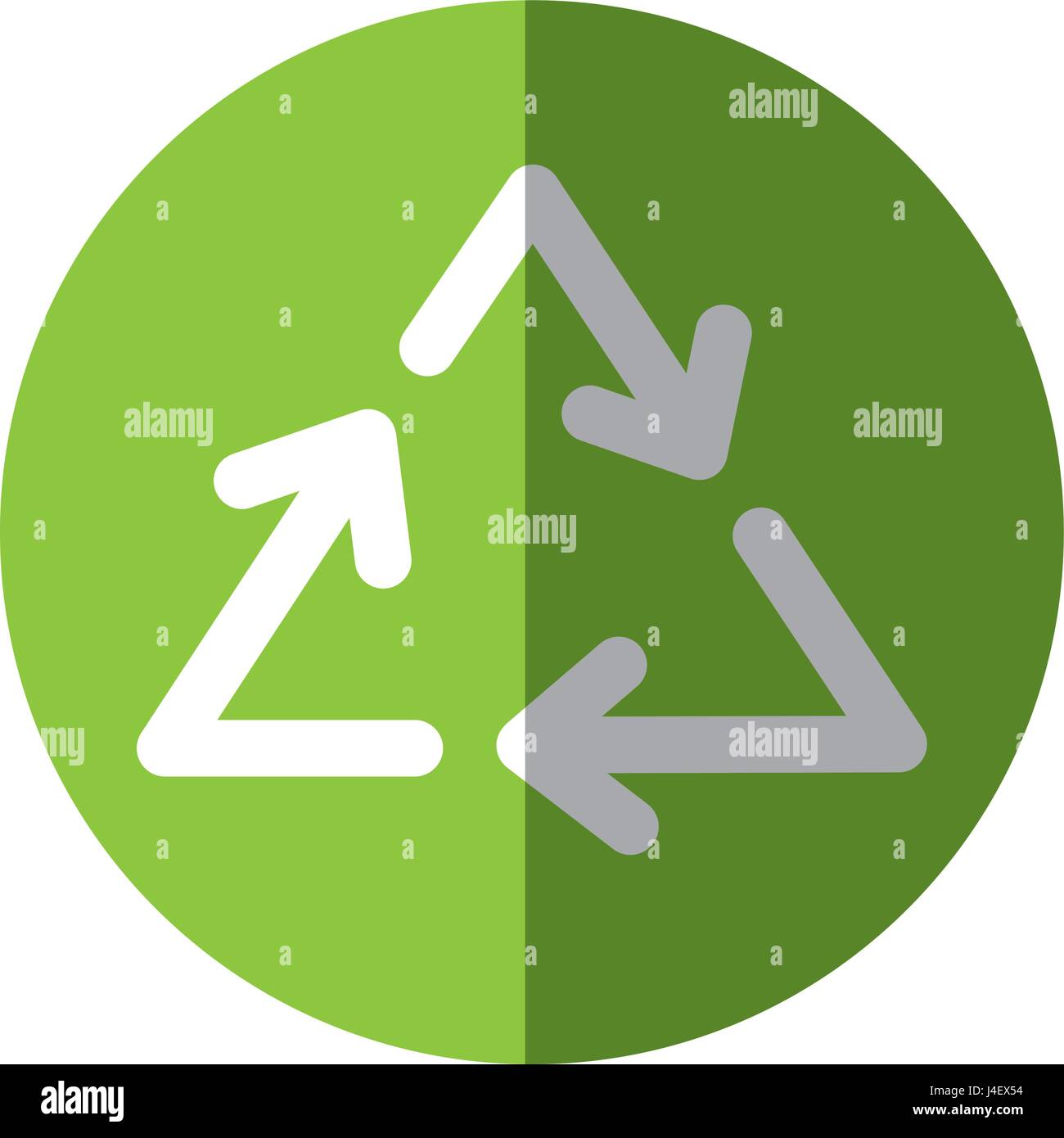 Recycle arrows symbol Stock Vector Image & Art - Alamy