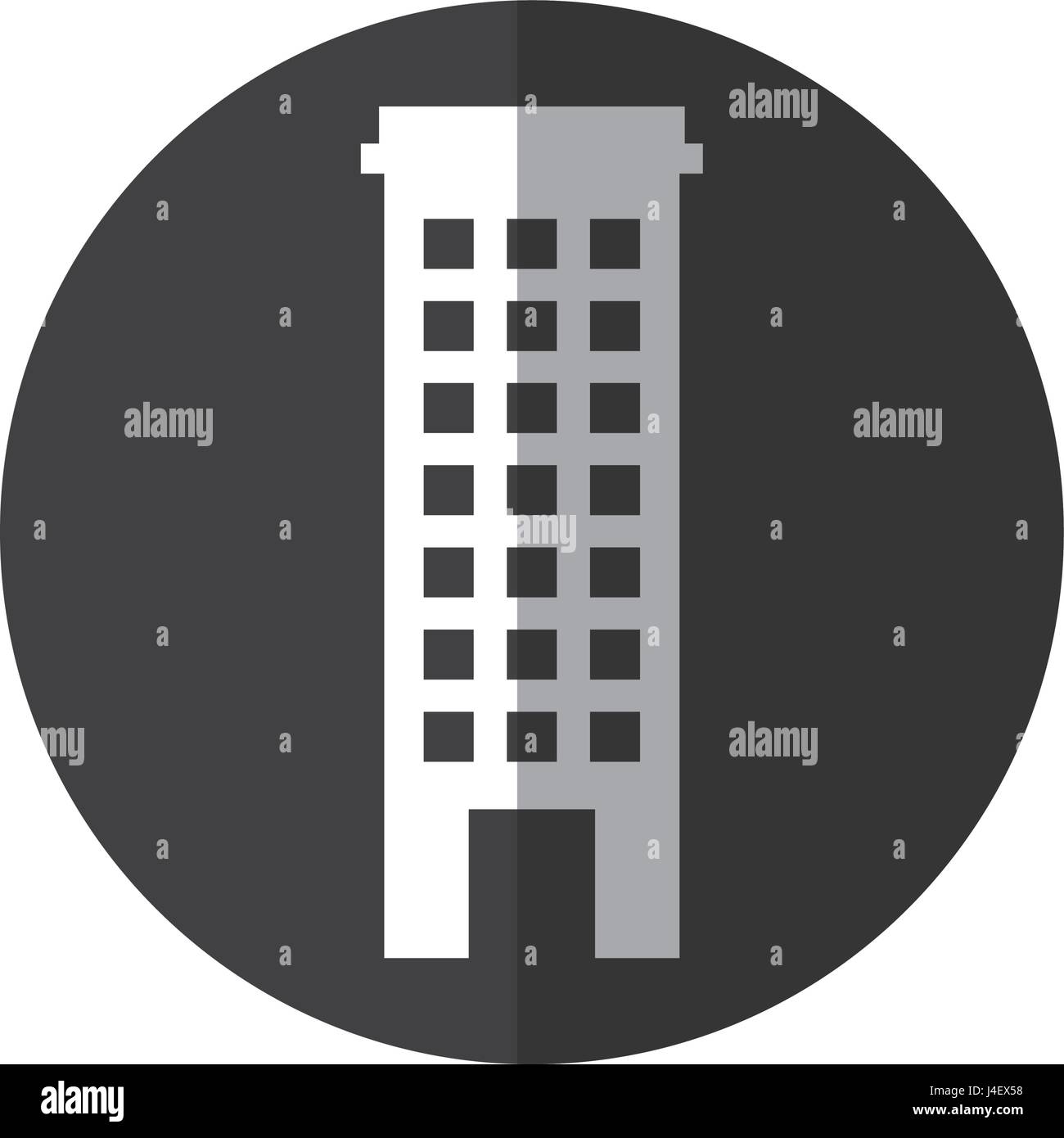 Round tower view Stock Vector Images - Alamy