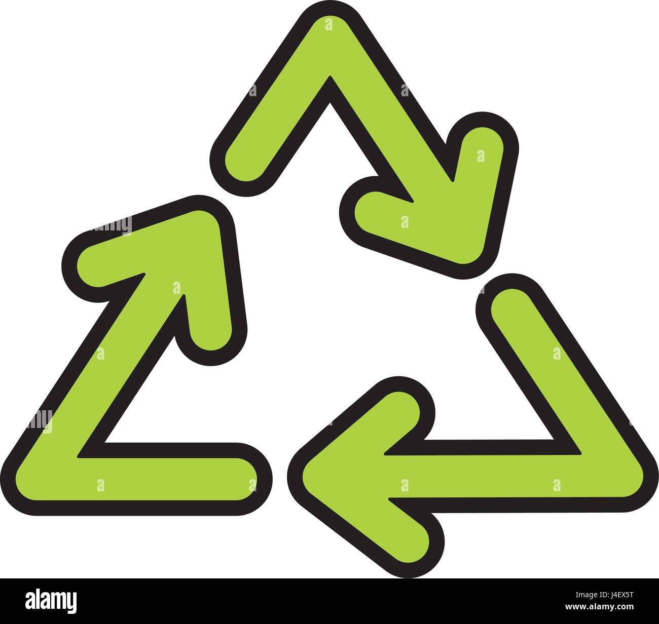 Recycle arrows symbol Stock Vector Image & Art - Alamy