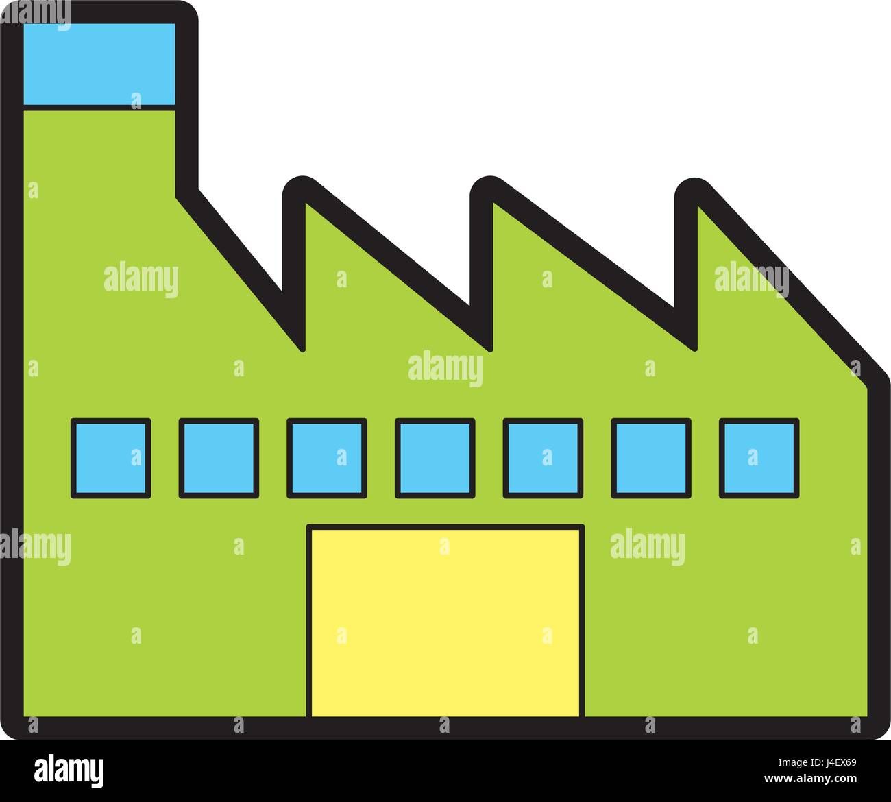 Factory building symbol Stock Vector Image & Art - Alamy