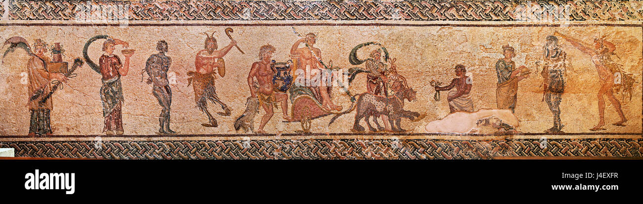 Triumph of dionysus mosaic hi-res stock photography and images - Alamy