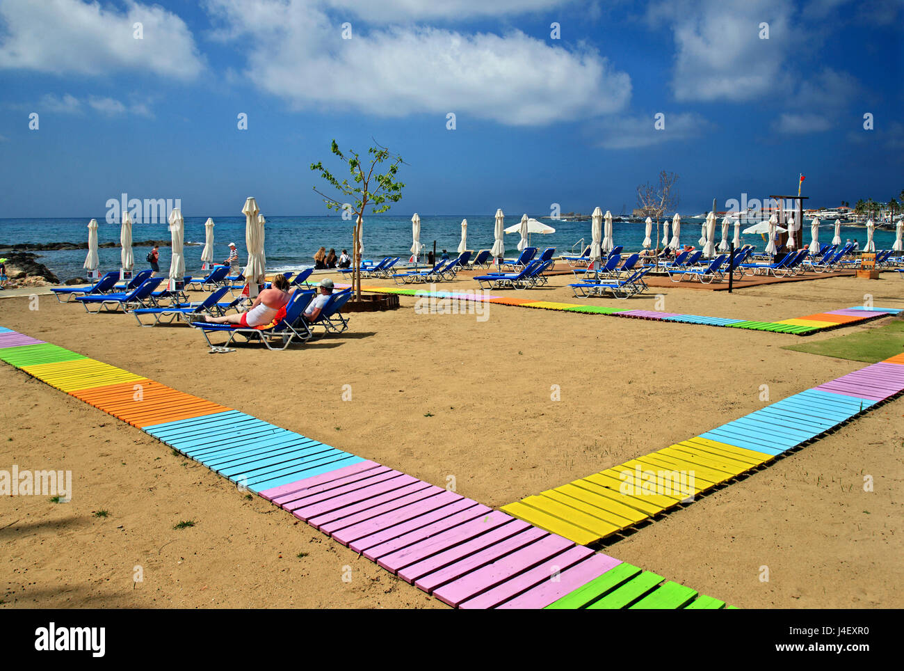Paphos pafos beach cyprus hi-res stock photography and images - Alamy