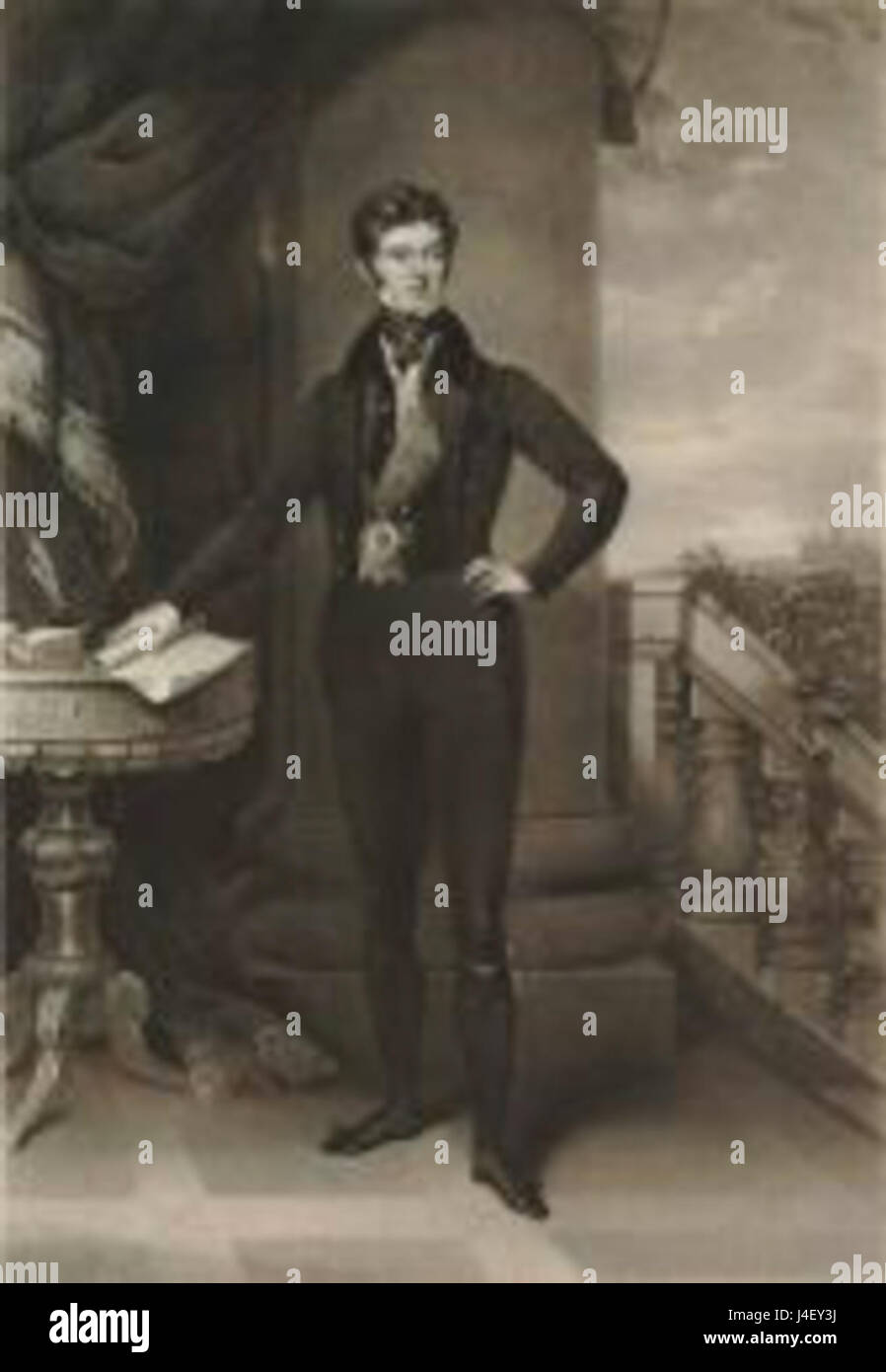 John Manners 5th Duke of Rutland Stock Photo - Alamy