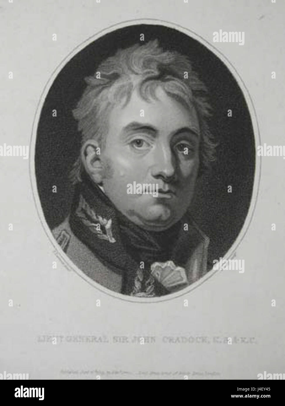 John Cradock 1st Baron Howden Stock Photo - Alamy